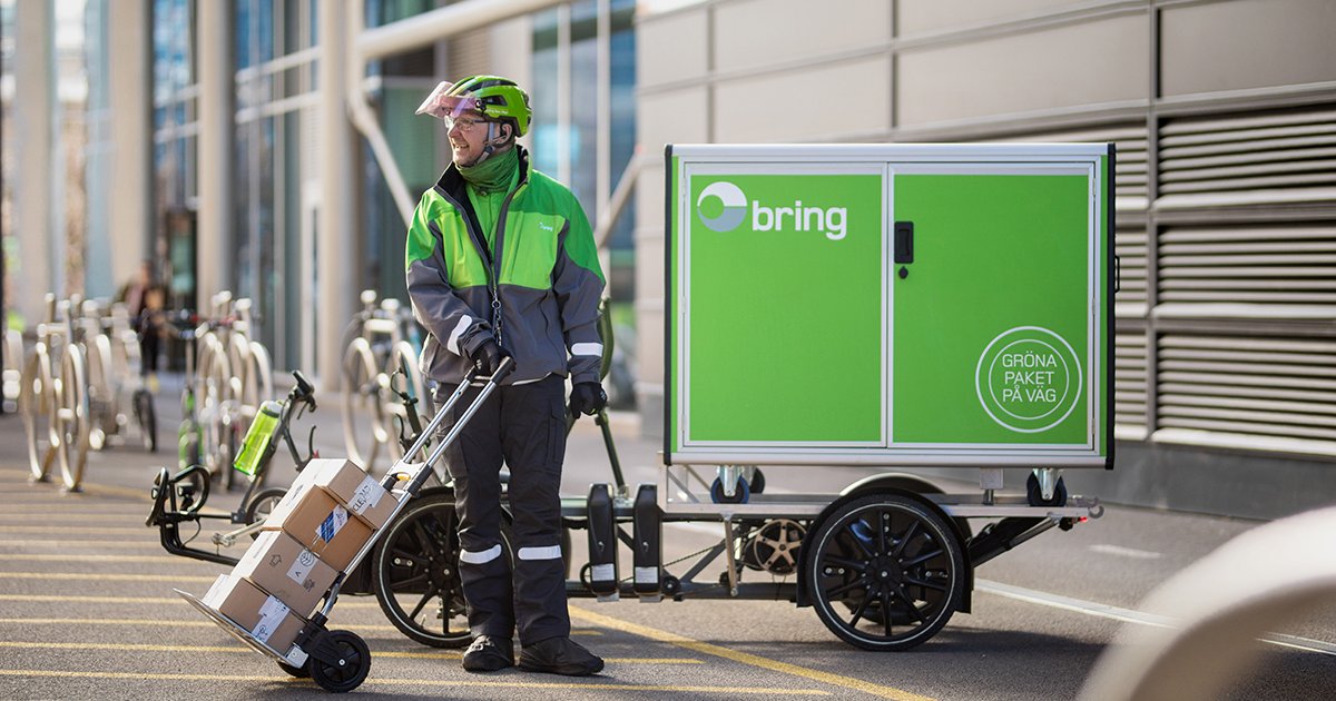 Sustainable logistics - bring.com