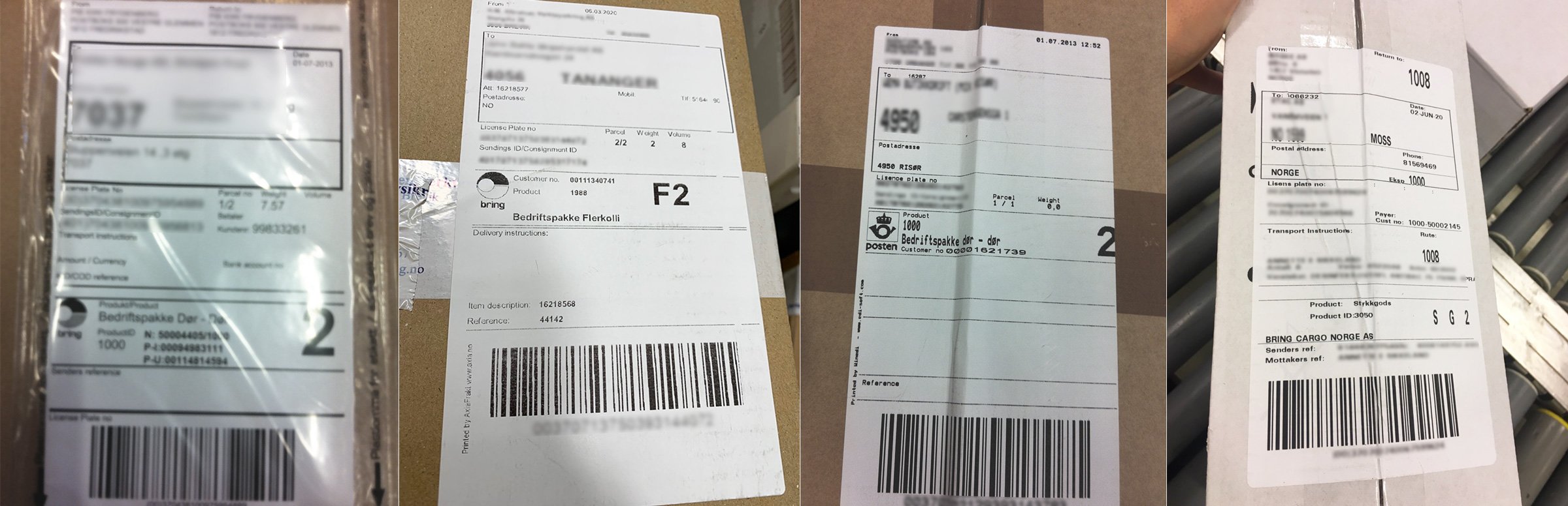 Avoid delays in deliveries by using the correct barcode - bring.com
